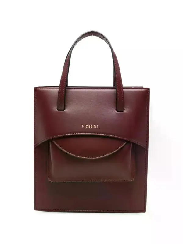 HIDESINS Pocket M Logo-print Front-flap Tote Bag - Red