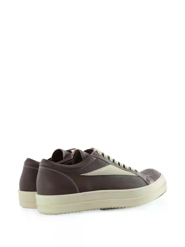 Rick Owens Lace-up Leather Sneakers - Brown