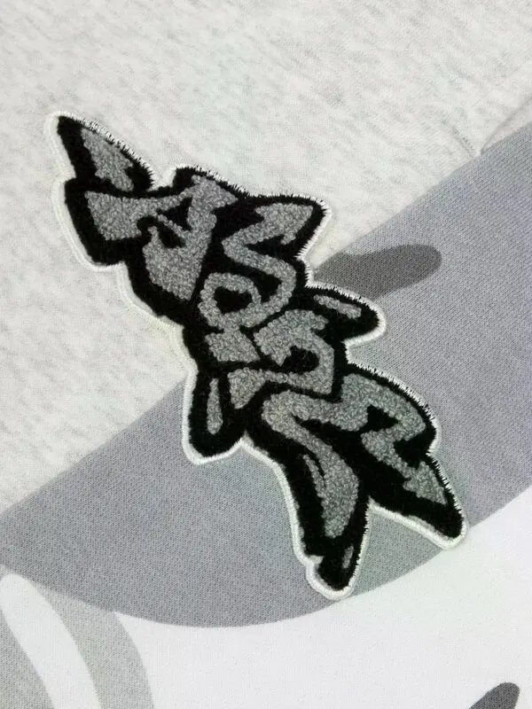 AAPE BY *A BATHING APE Moonface Patch Camouflage Track Pants
