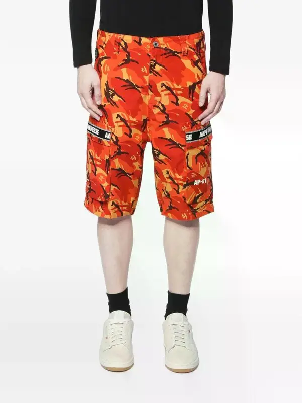 AAPE BY *A BATHING APE Camouflage Cargo Shorts