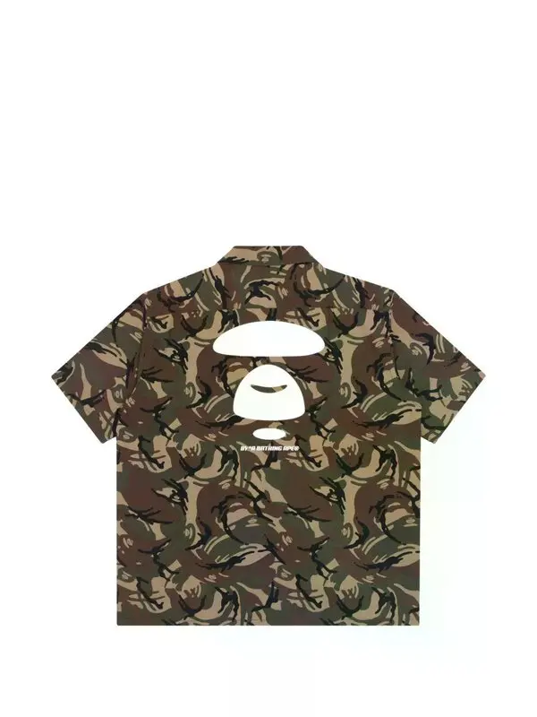 AAPE BY *A BATHING APE Moonface Camouflage-print Shirt