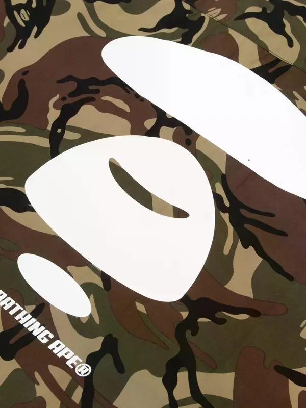 AAPE BY *A BATHING APE Moonface Camouflage-print Shirt