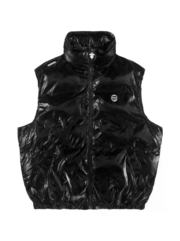 AAPE BY *A BATHING APE Moonface Glossy Puffer Gilet