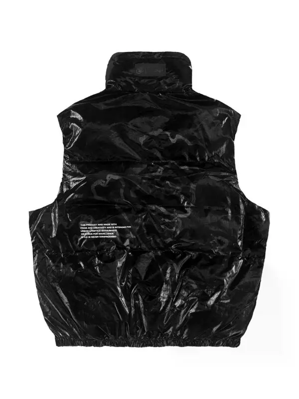AAPE BY *A BATHING APE Moonface Glossy Puffer Gilet
