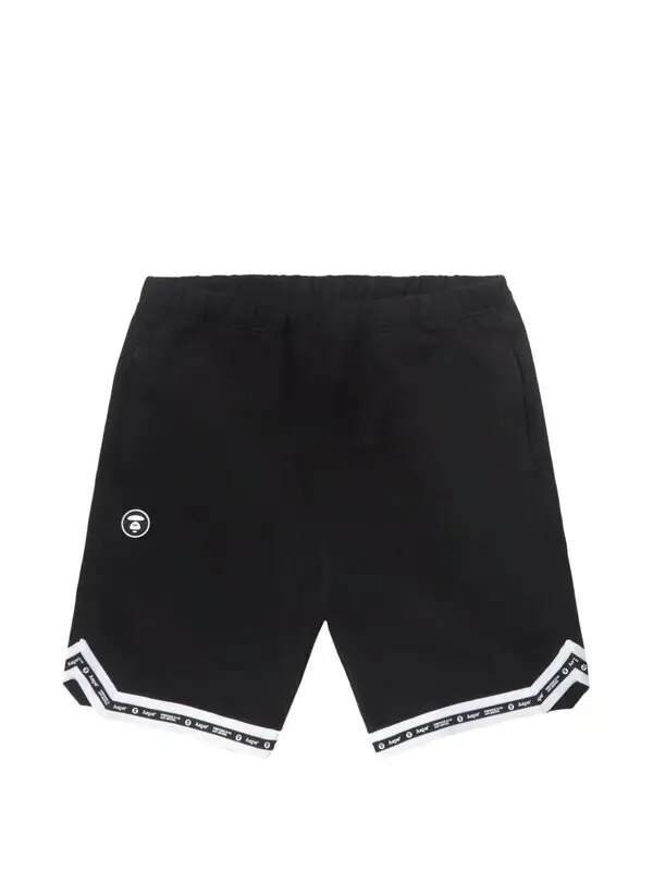 AAPE BY *A BATHING APE Moonface Logo-trim Track Shorts