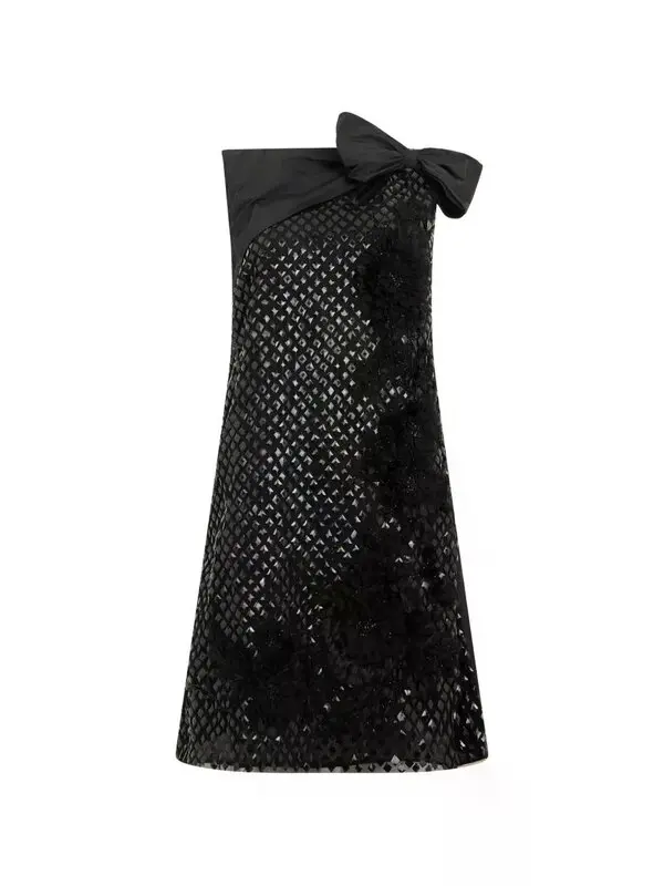 Alberta Ferretti Bow-detail Mini Dress