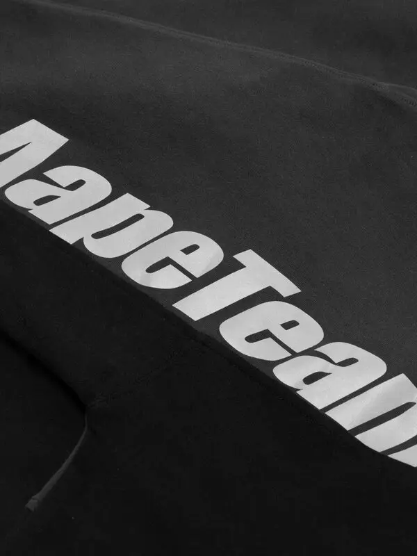 AAPE BY *A BATHING APE Moonface Patch Panelled Hoodie
