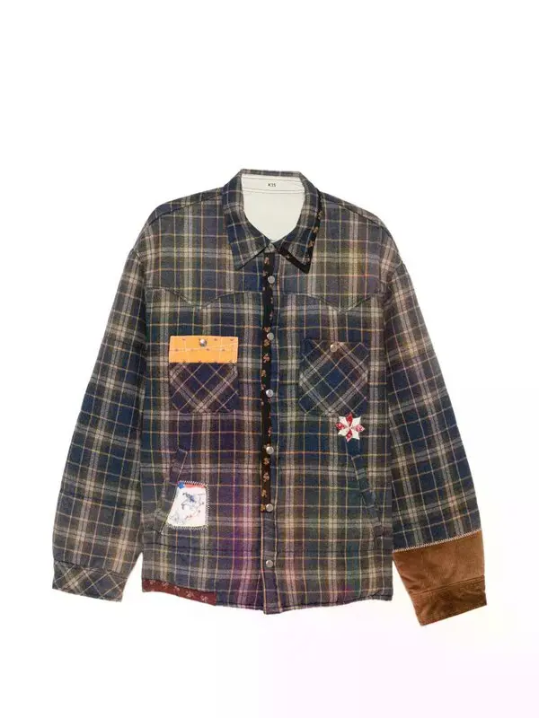 KHOKI Patchwork Check Jacket