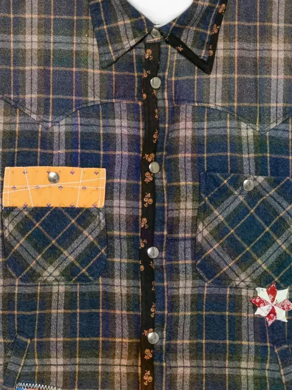KHOKI Patchwork Check Jacket