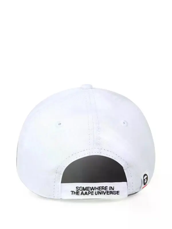 AAPE BY *A BATHING APE Moonface Heart-patch Baseball Cap - Black