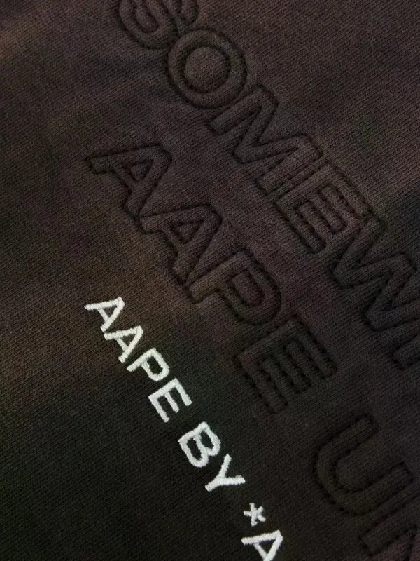 AAPE BY *A BATHING APE Embroidered Tie-dye Sweatshirt