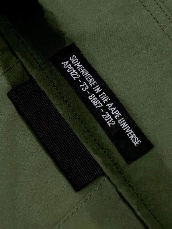 AAPE BY *A BATHING APE Moonface Belted Cargo Shorts