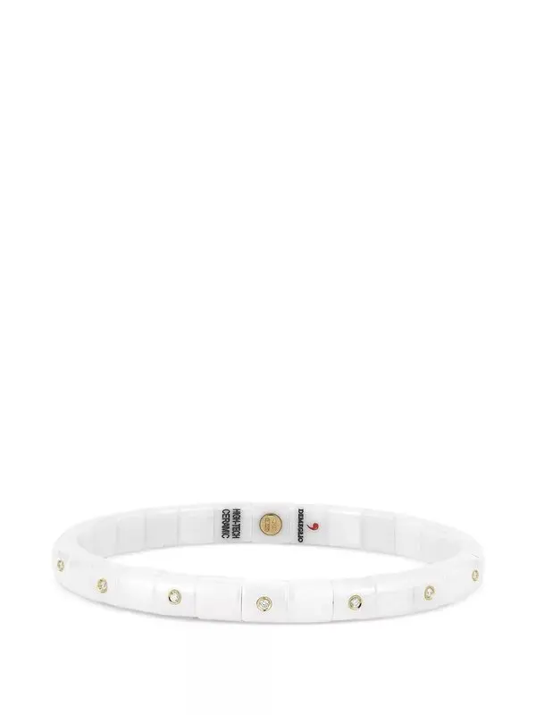 Roberto Demeglio Pura Ceramic And Diamond Bracelet - White