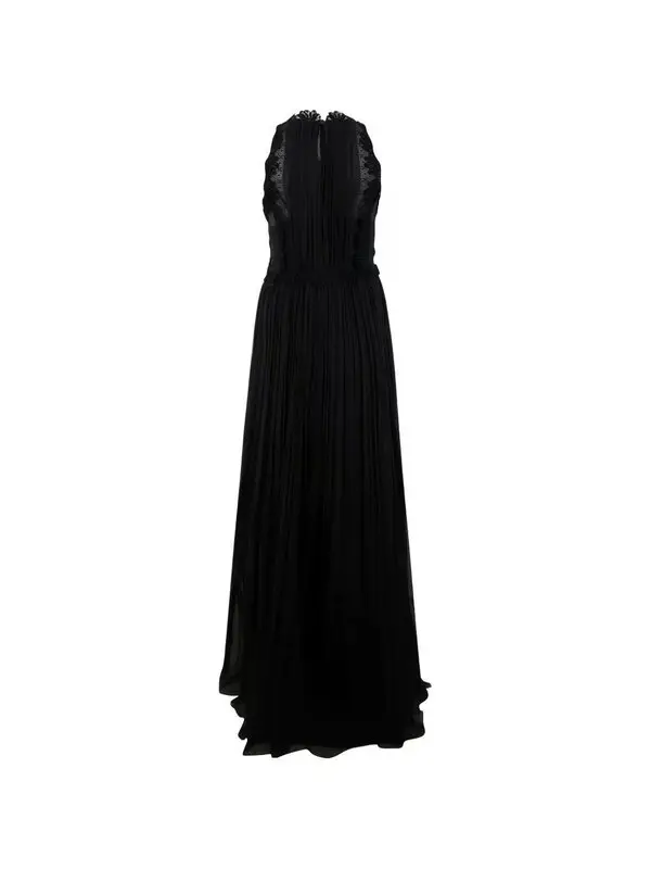 Alberta Ferretti Pleated Maxi Dress
