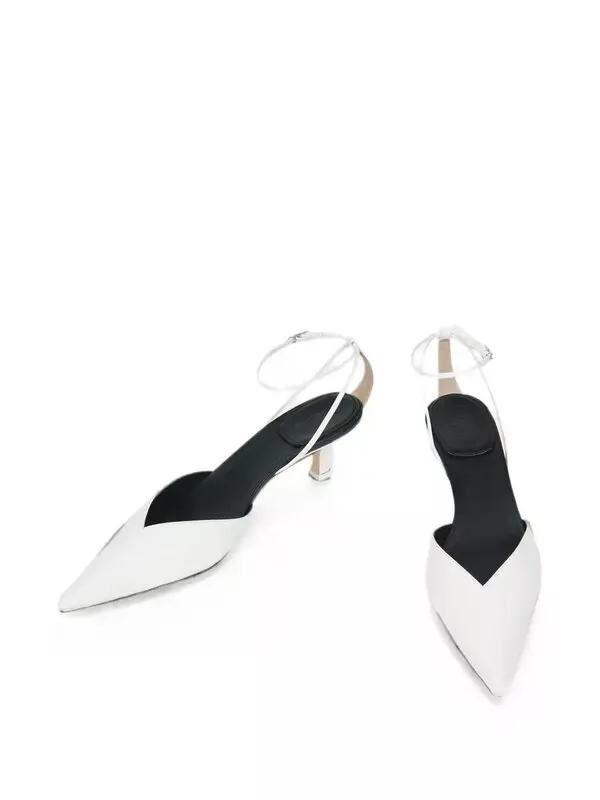 A.W.A.K.E. Mode Dina Buckled Ankle-strap Mules