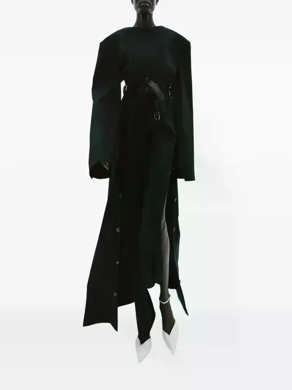 A.W.A.K.E. Mode Dina Buckled Ankle-strap Mules