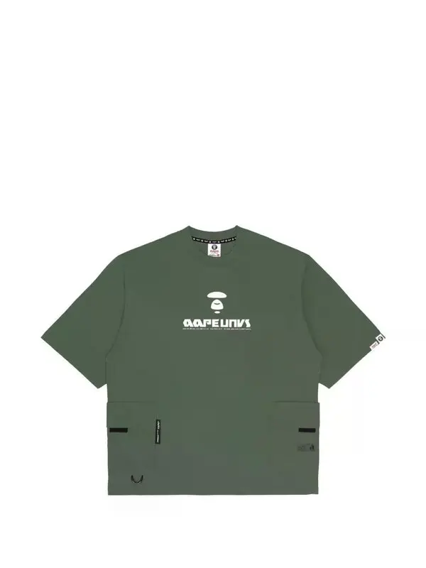 AAPE BY *A BATHING APE Moonface Flap-pocket T-shirt