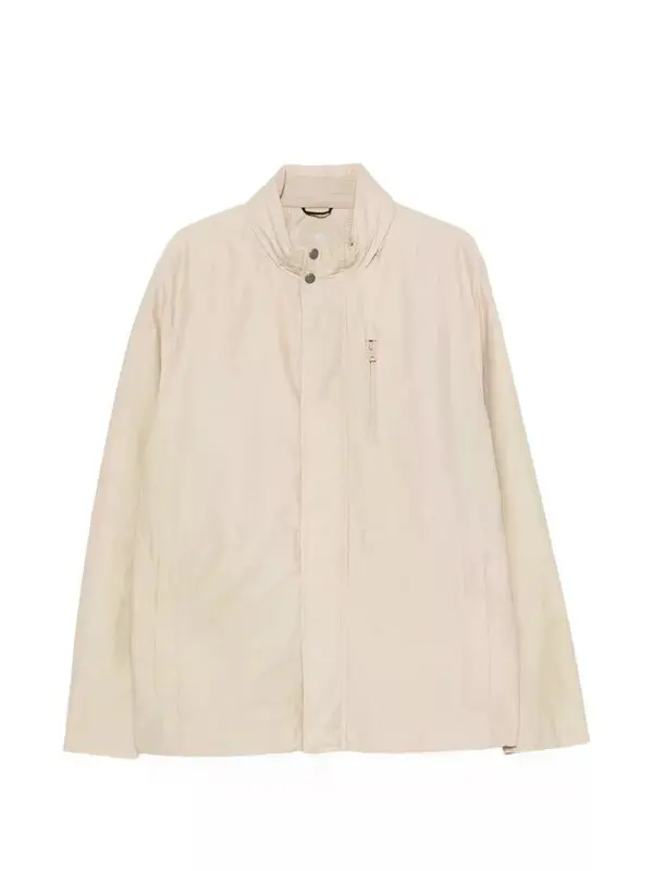 Geox Zip-up Jacket With Stand Collar