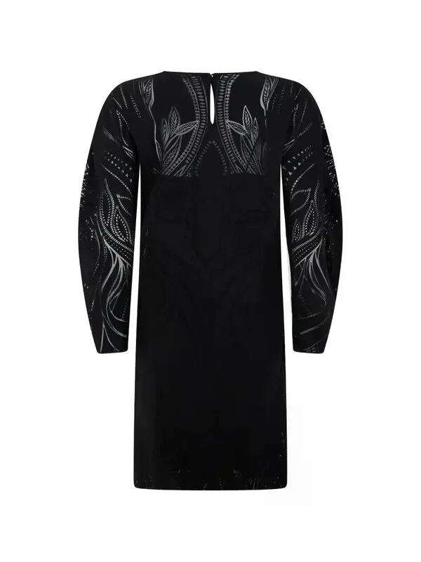 Alberta Ferretti Long Sleeve Mini Dress