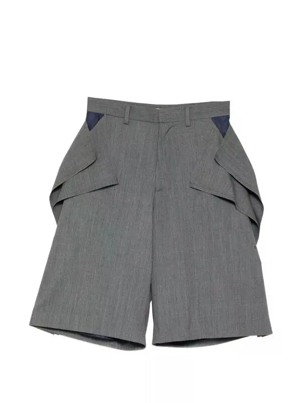 Undercover Layered Wool Shorts