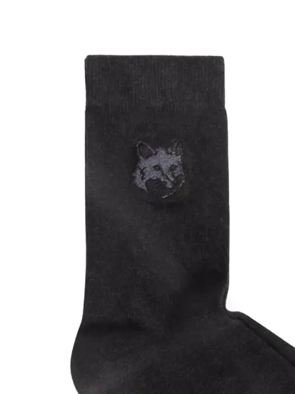 Maison Kitsuné Fox Patch Socks