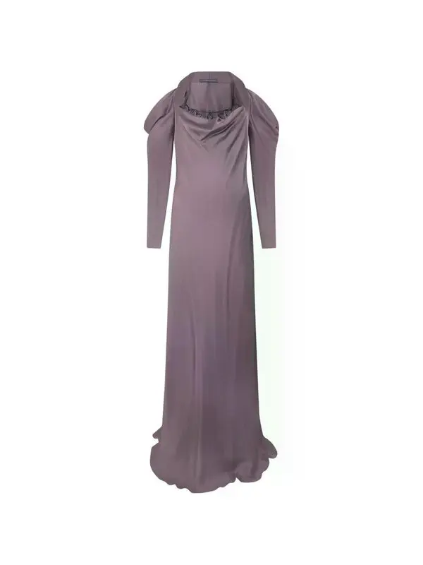 Alberta Ferretti Draped Maxi Dress