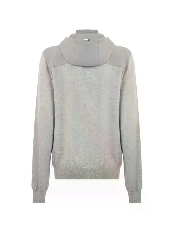 Herno Zip-up Cashmere Hoodie