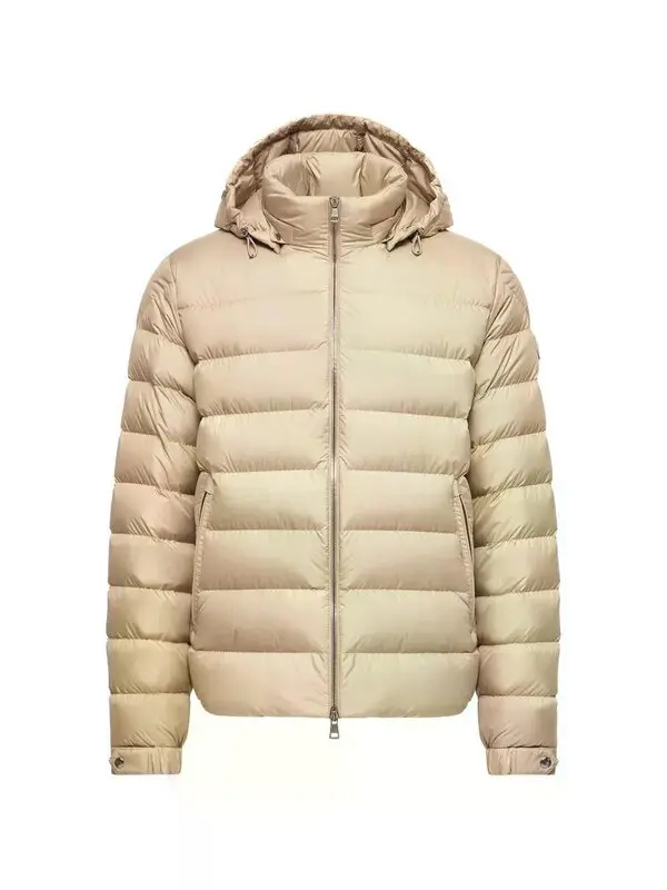 Moncler Hooded Padded Jacket - Neutrals