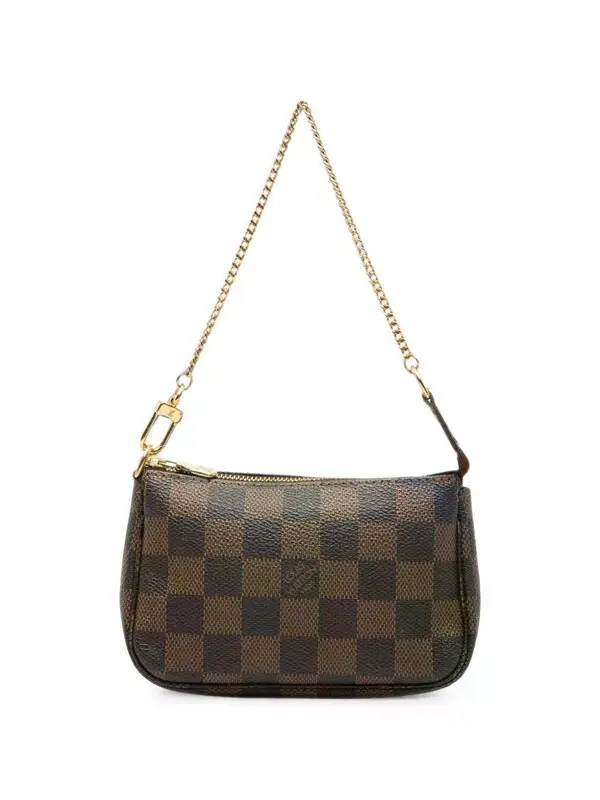 LOUIS VUITTON Damier Ebene Mini Pochette Accessoires Handbag