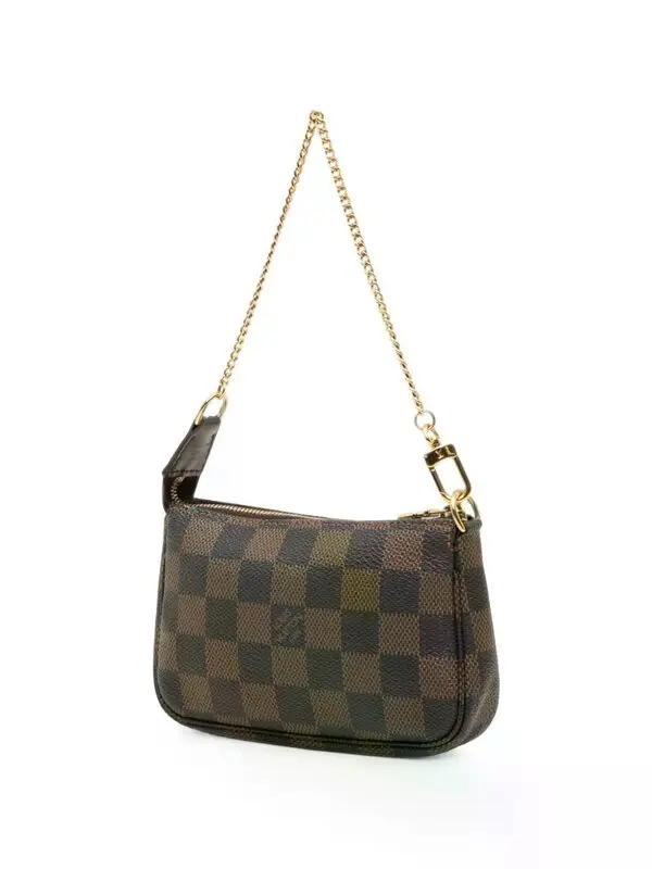 LOUIS VUITTON Damier Ebene Mini Pochette Accessoires Handbag