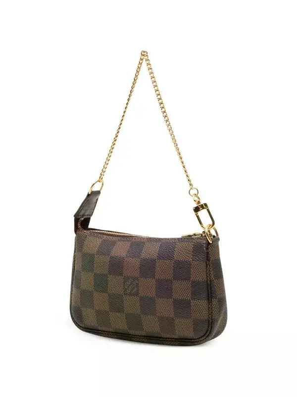 LOUIS VUITTON Damier Ebene Mini Pochette Accessoires Handbag