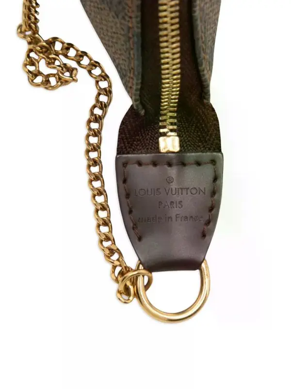 LOUIS VUITTON Damier Ebene Mini Pochette Accessoires Handbag