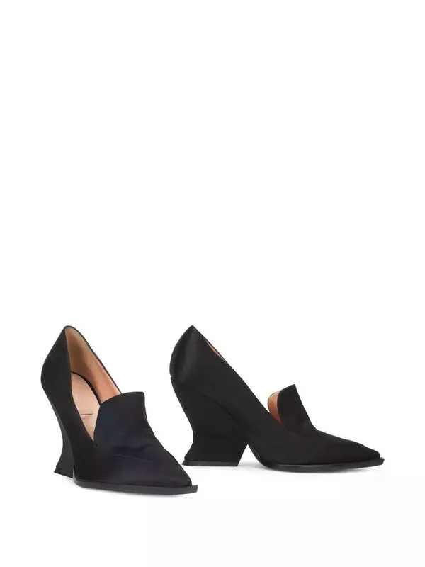 Alberta Ferretti Geometric Heel Pumps - Black