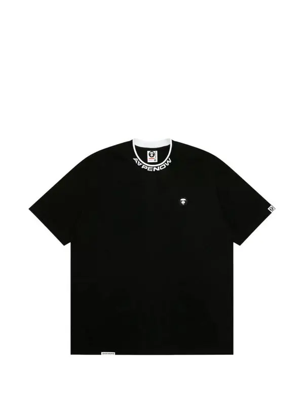 AAPE BY *A BATHING APE Now Moonface Logo-patch T-shirt