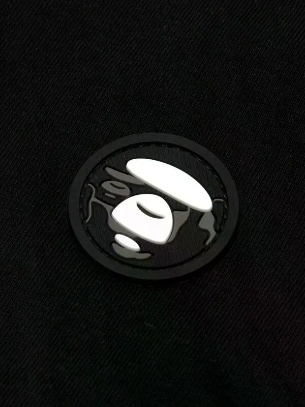 AAPE BY *A BATHING APE Now Moonface Logo-patch T-shirt