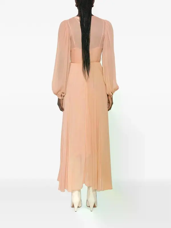 Zimmermann Lace-panelled Pleated Dress