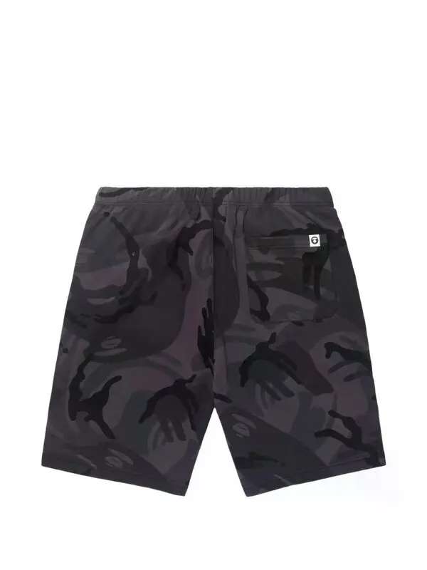 AAPE BY *A BATHING APE Moonface Camouflage-print Shorts