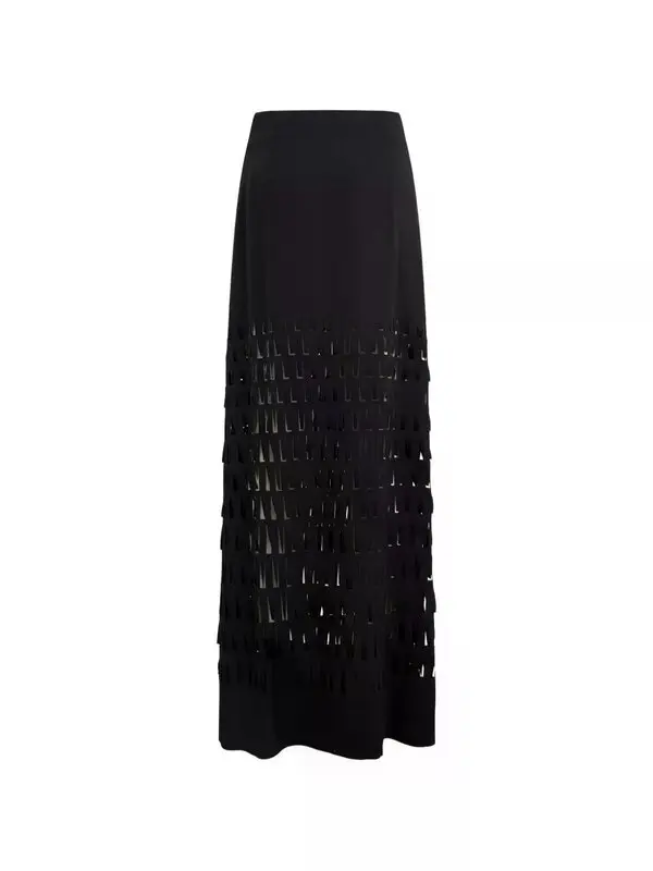 Alberta Ferretti Cut-out Maxi Skirt - Black