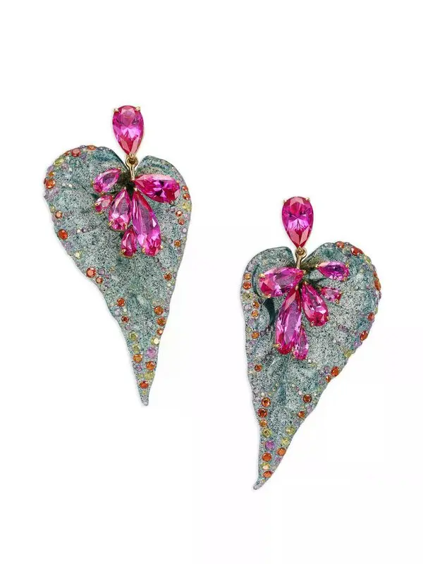ANABELA CHAN Spirulina Sapphire Earrings