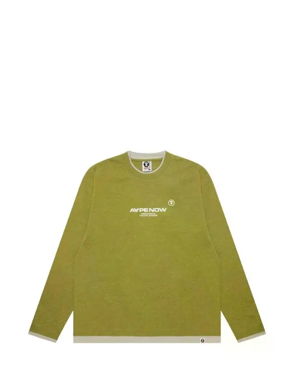 AAPE BY *A BATHING APE Moonface Logo-print T-shirt