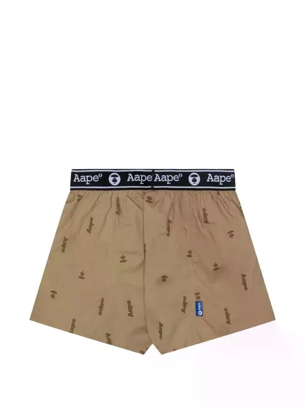 AAPE BY *A BATHING APE Moonface Logo-patterned Boxers