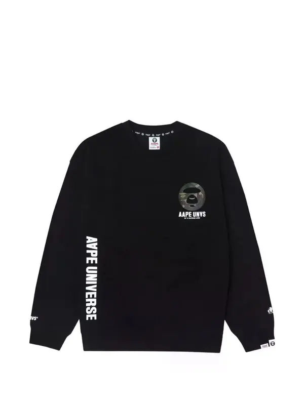 AAPE BY *A BATHING APE Moonface Graphic Sweatshirt