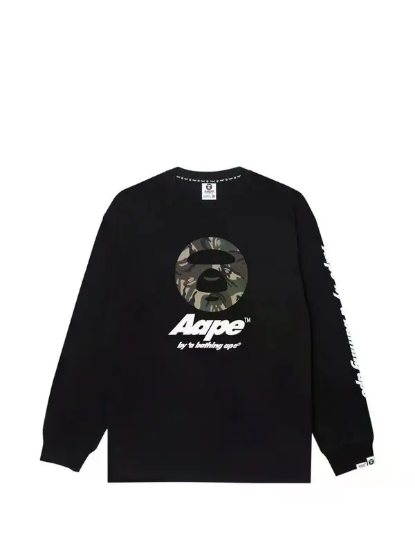 AAPE BY *A BATHING APE Moonface Camo-print T-shirt