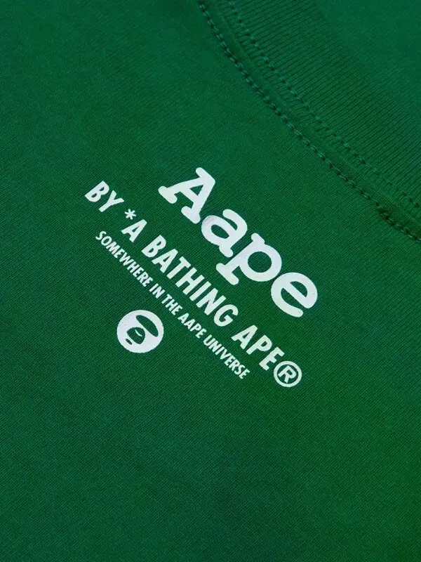 AAPE BY *A BATHING APE Moonface Camo-print T-shirt - Black