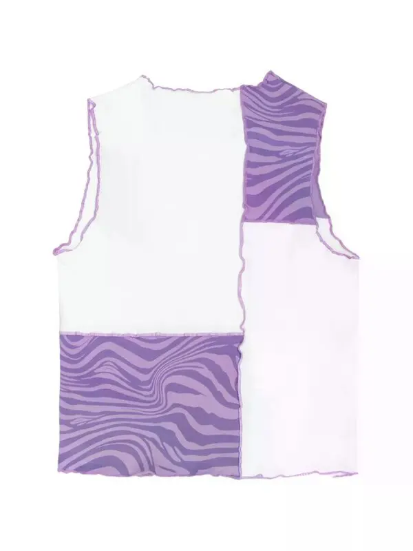 AAPE BY *A BATHING APE Moonface Patchwork Tank Top