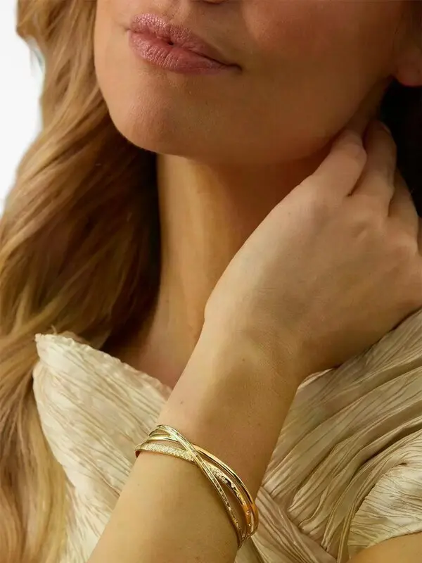 Sara Weinstock Papua Diamond Crossover Bangle
