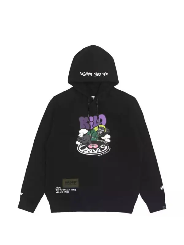 AAPE BY *A BATHING APE Aaper Graphic-print Hoodie