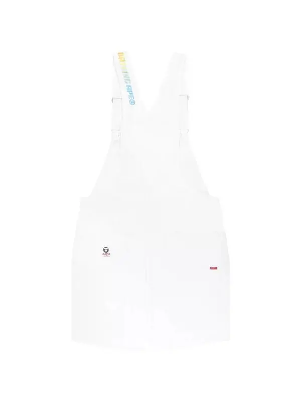 AAPE BY *A BATHING APE Logo-patch Dungaree Skirt