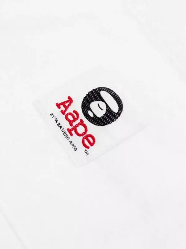 AAPE BY *A BATHING APE Logo-patch Dungaree Skirt
