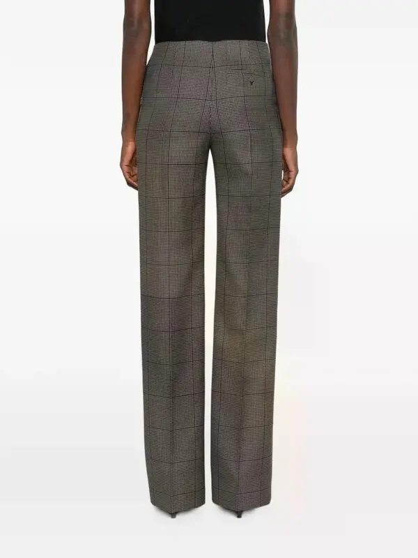 MUGLER Check-pattern Trousers